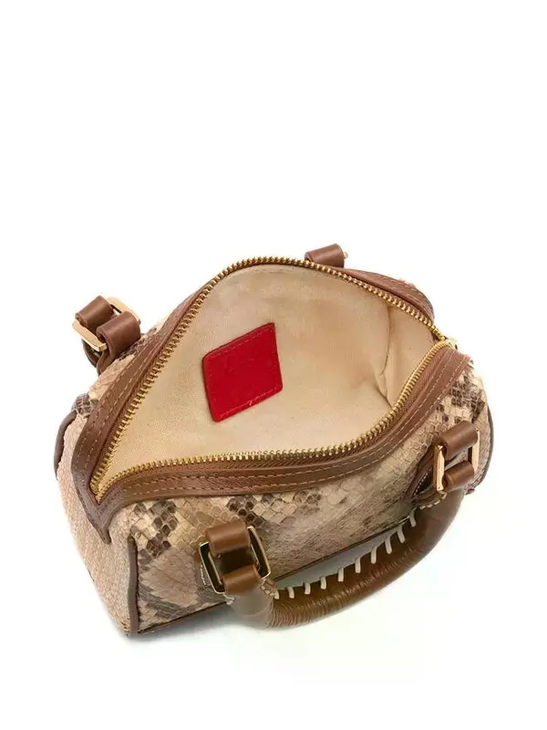 ISLA Mini Snakeskin Top Handle Bag