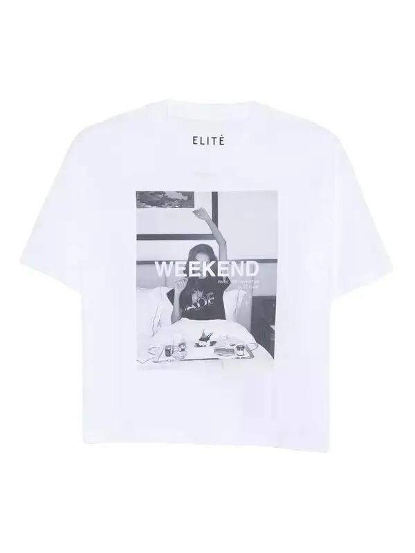 ELITE Graphic-print T-shirt - White