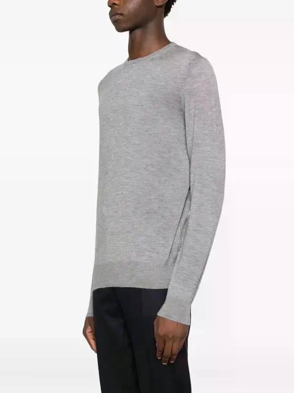 Bruno Manetti Fine-knit Jumper - Grey