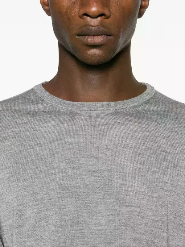 Bruno Manetti Fine-knit Jumper - Grey