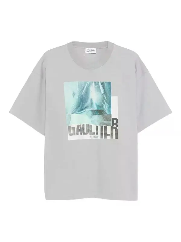 JEAN PAUL GAULTIER Graphic-print T-shirt - Grey