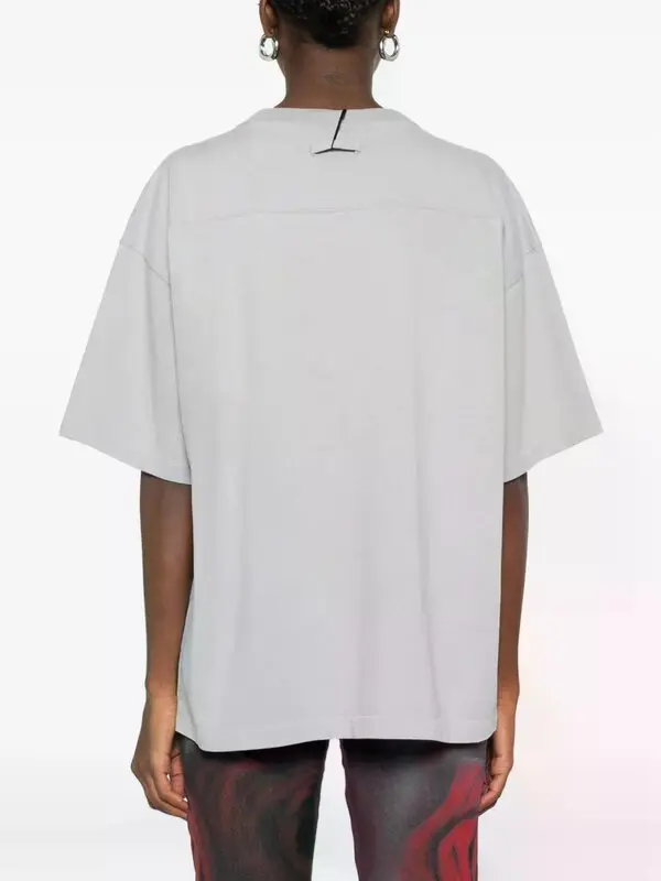 JEAN PAUL GAULTIER Graphic-print T-shirt - Grey