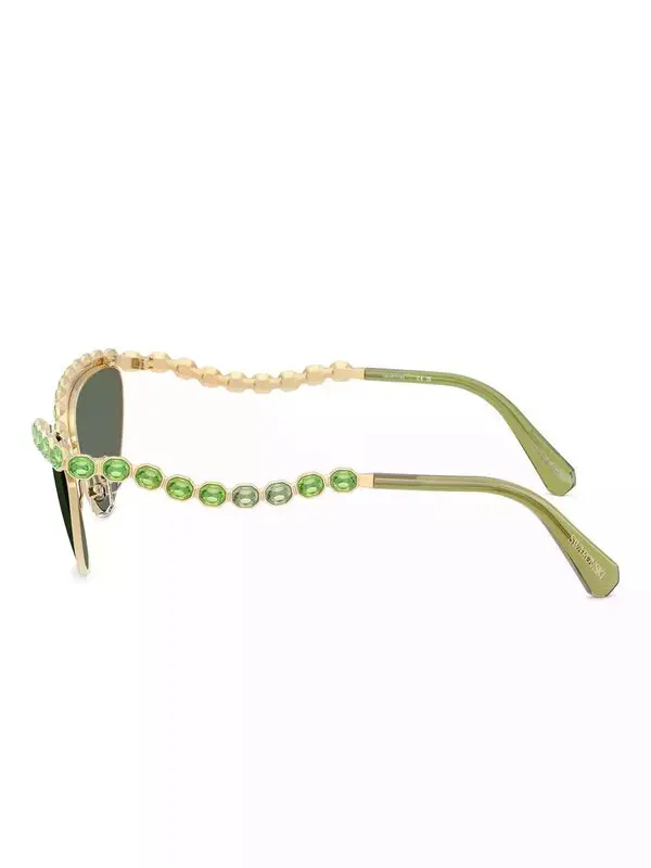SWAROVSKI Embellished Cat-eye Sunglasses