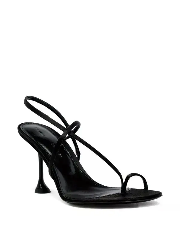 Proenza Schouler Tee Slingback Sandals - Black
