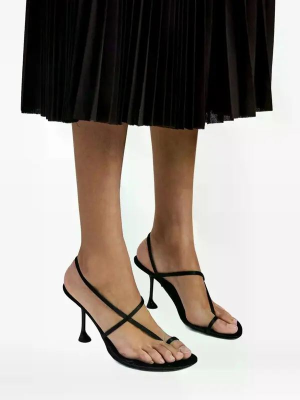 Proenza Schouler Tee Slingback Sandals - Black