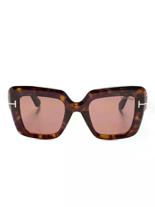 TOM FORD Esme Tortoiseshell Sunglasses - Brown