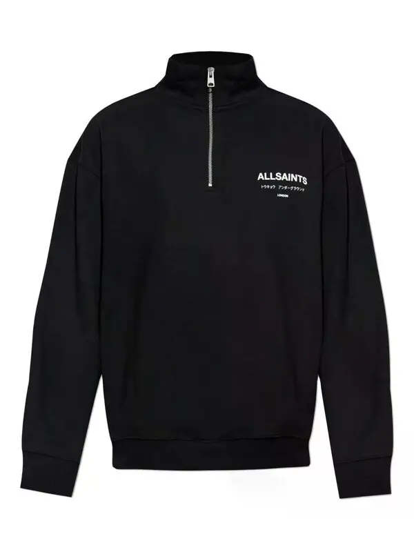 ALLSAINTS Underground Half-zip Sweater - Black