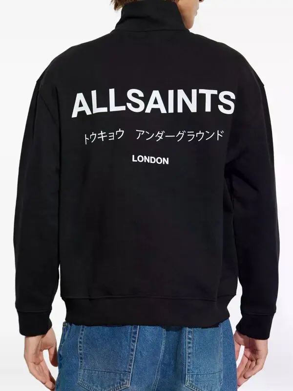 ALLSAINTS Underground Half-zip Sweater - Black