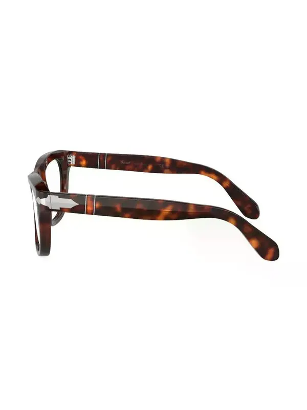 Persol Square Frame Eyeglasses - Brown
