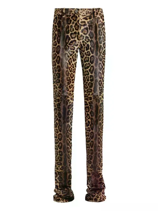 Dolce & Gabbana Leopard-print Trousers