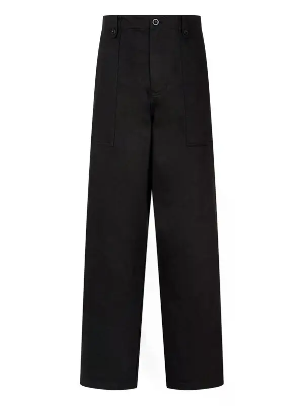 STUDIO TOMBOY Fatigue Cotton Trousers - Black