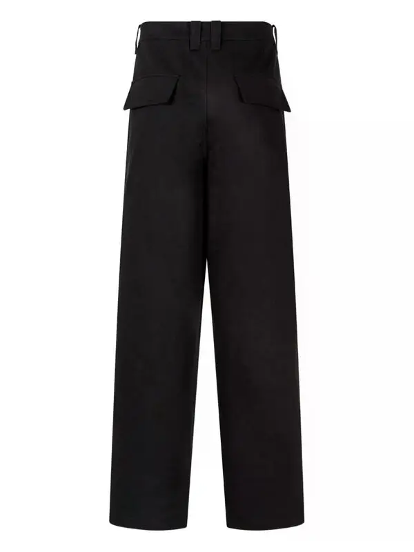 STUDIO TOMBOY Fatigue Cotton Trousers - Black