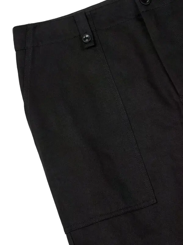 STUDIO TOMBOY Fatigue Cotton Trousers - Black