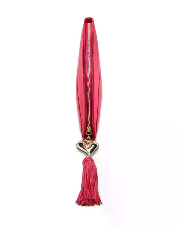 GENNY Tassel-detailing Clutch Bag - Pink