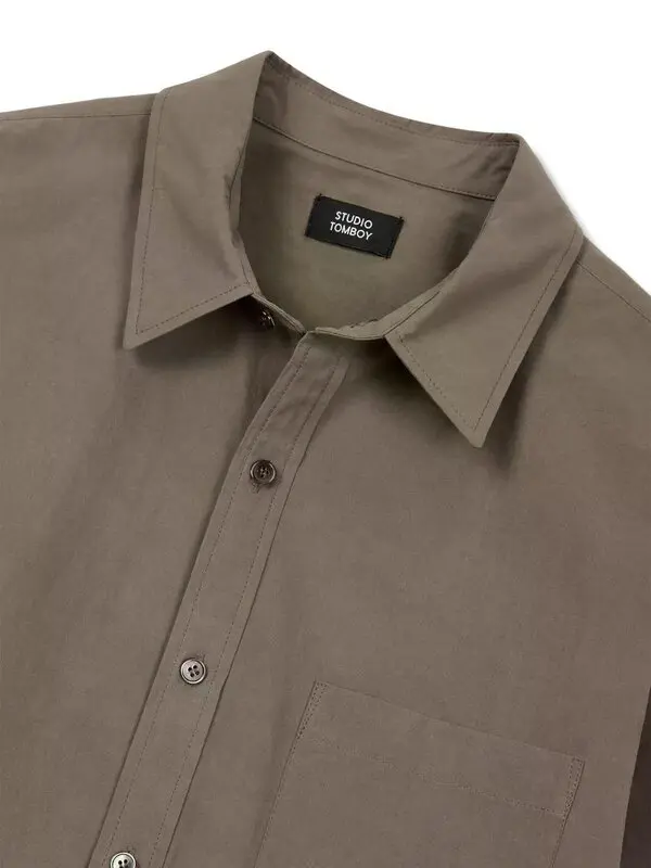 STUDIO TOMBOY Button-down Shirt - Brown