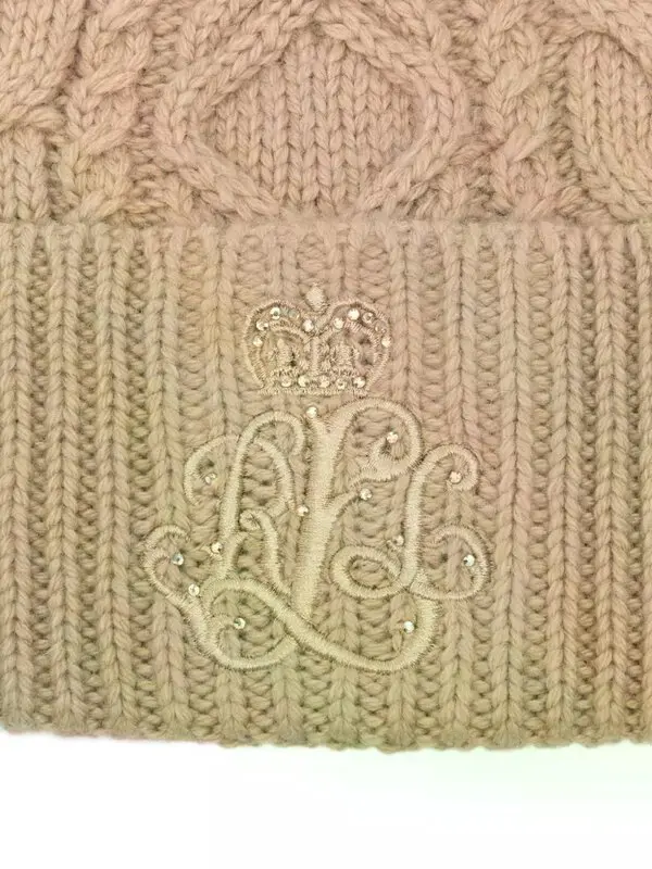 Ralph Lauren Cable-knit Pompom Beanie