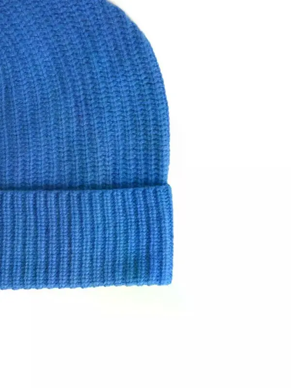 SEVEN GAUGE Ribbed Turn-up Beanie - Blue
