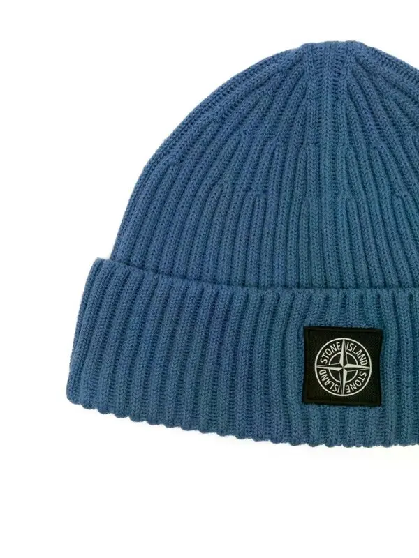 Stone Island Logo-patch Beanie