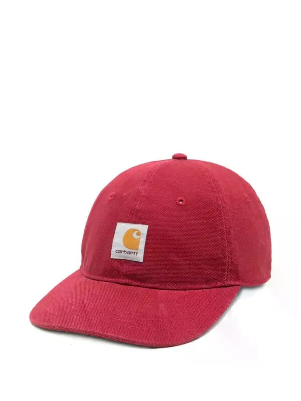 Carhartt Work In Progress Logo-patch Cap - Red