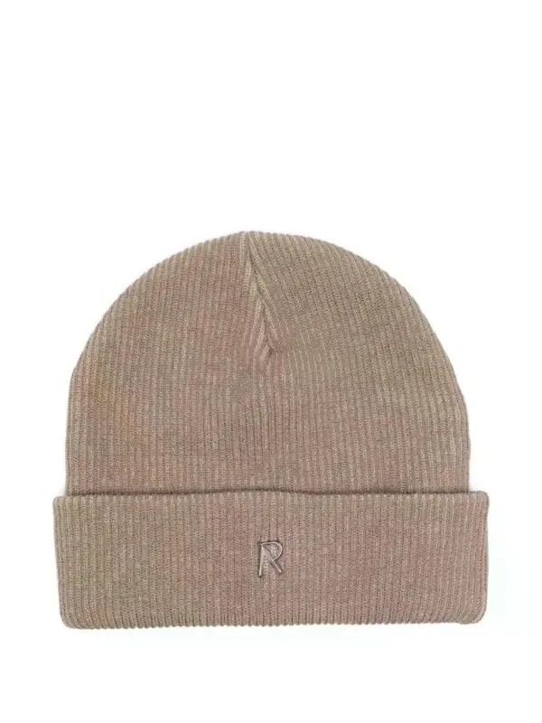 REPRESENT Logo Plaque Beanie - Neutrals