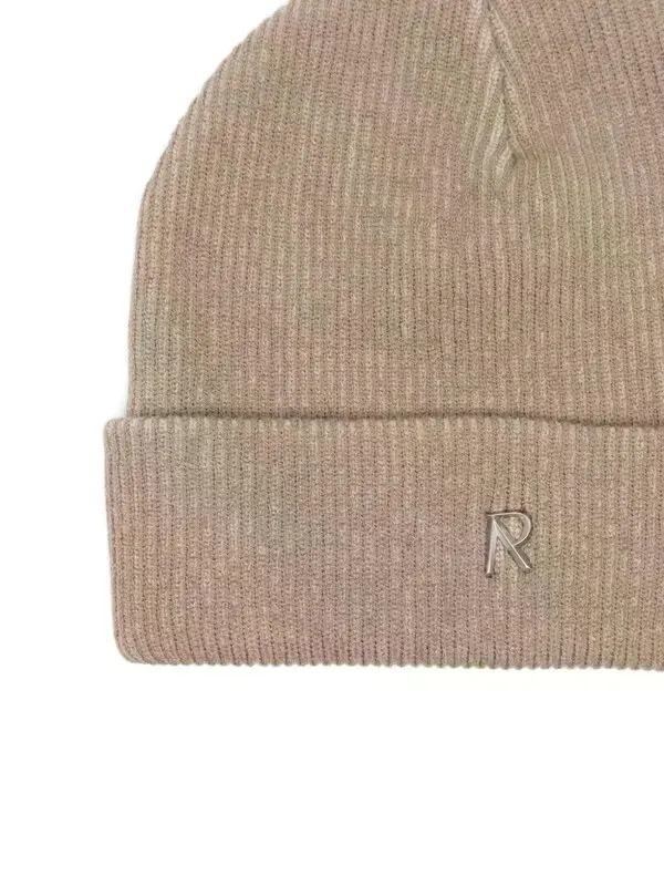 REPRESENT Logo Plaque Beanie - Neutrals