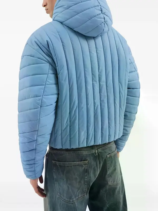 1989 STUDIO Quilted Hooded Jacket - Blue