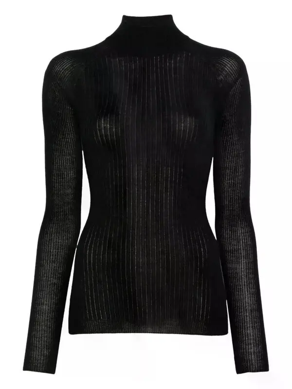 SA SU PHI Ribbed Roll-neck Sweater