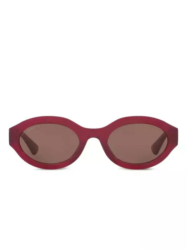 Gucci Oval-frame Sunglasses
