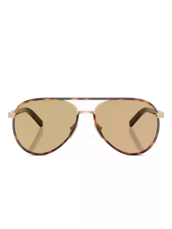 Prada Pilot-frame Sunglasses - Gold