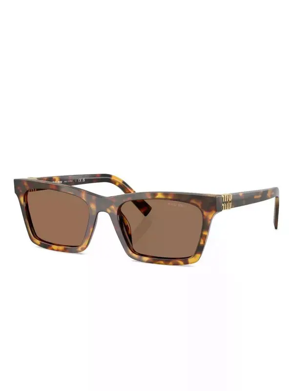Miu Miu Square-frame Tortoiseshell Sunglasses
