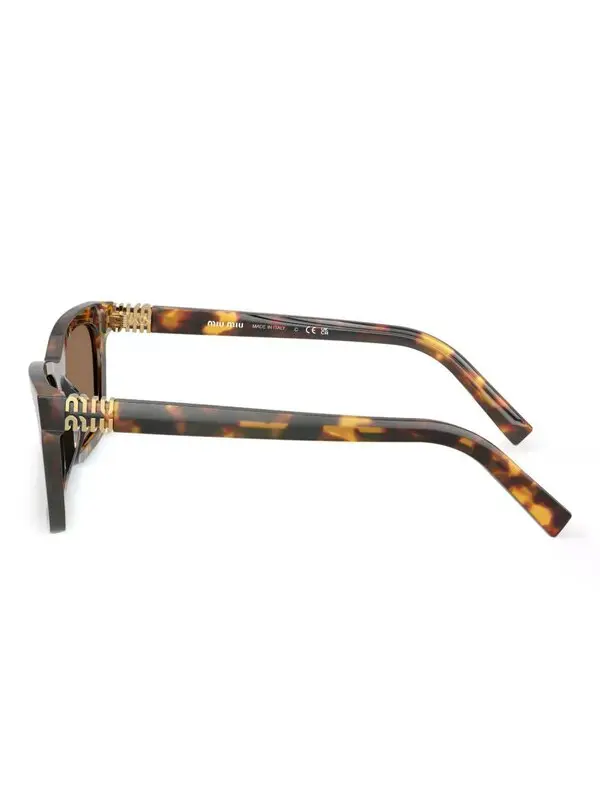 Miu Miu Square-frame Tortoiseshell Sunglasses