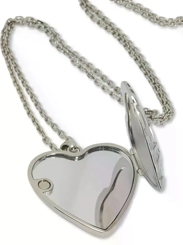 Emilio Pucci Heart Pendant Necklace - Silver