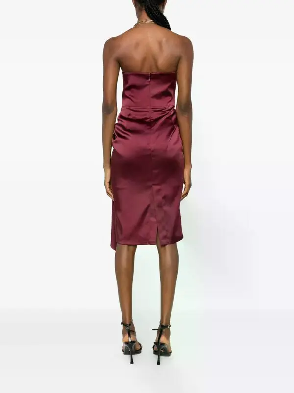 BABYLONE PARIS Eureka Belted Midi Dress