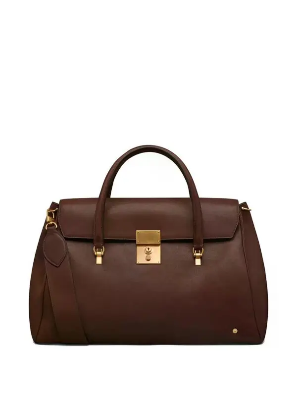Thom Browne Mr. Thom Leather Holdall - Brown