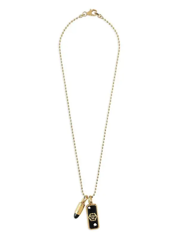 Philipp Plein Pendant Chain Necklace - Gold