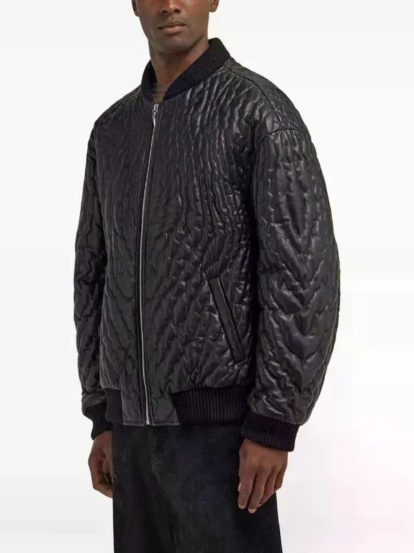Roberto Cavalli Quilted Bomber Jacket
