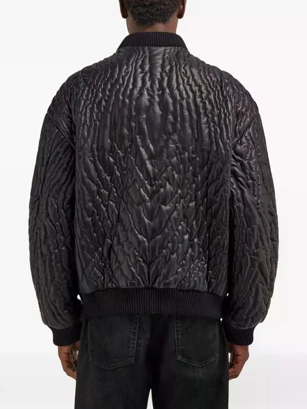 Roberto Cavalli Quilted Bomber Jacket