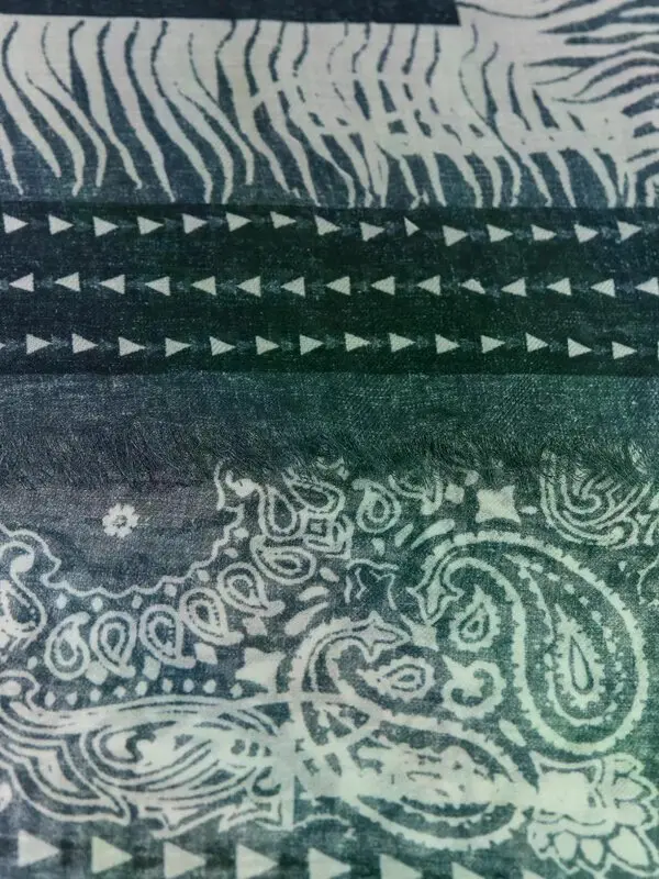Roberto Cavalli Zebra-pattern Logo-detail Shawl