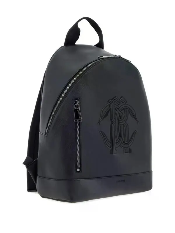 Roberto Cavalli Logo Zip Backpack