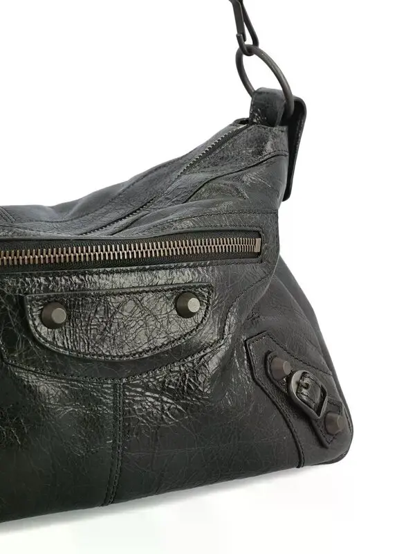 Balenciaga Le City Moto Small Leather Shoulder Bag