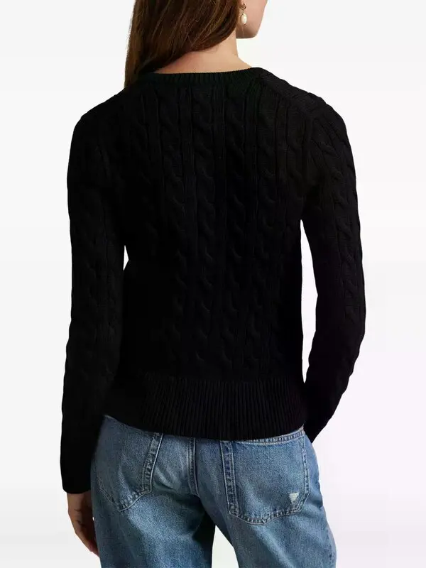 Polo Ralph Lauren Cable-knit Cardigan - Black