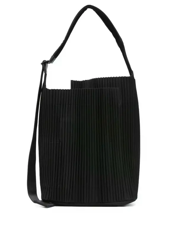 Issey Miyake Pleated Tote Bag - Black