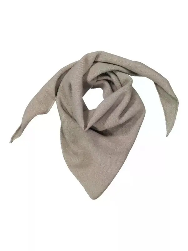 Nn07 Triangle Wool Scarf - Neutrals