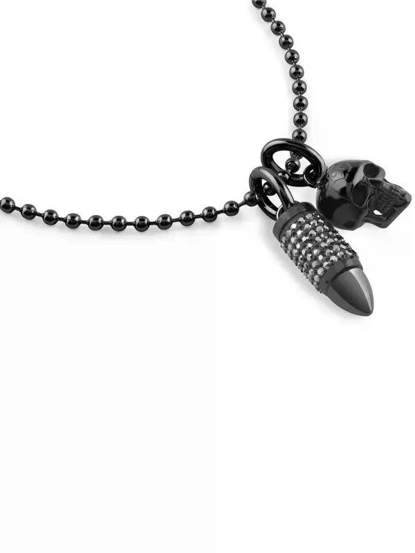 Philipp Plein Skull Charm Necklace