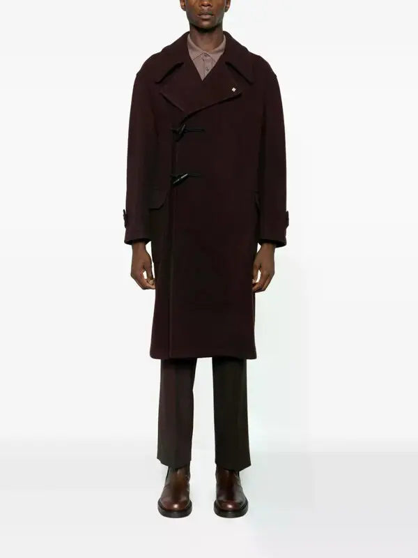 Tagliatore Wide-lapel Toggle Coat