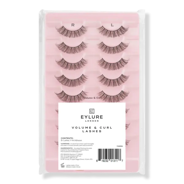 EYLURE Volume & Curl No. 605 Eyelashes Multipack - One-color