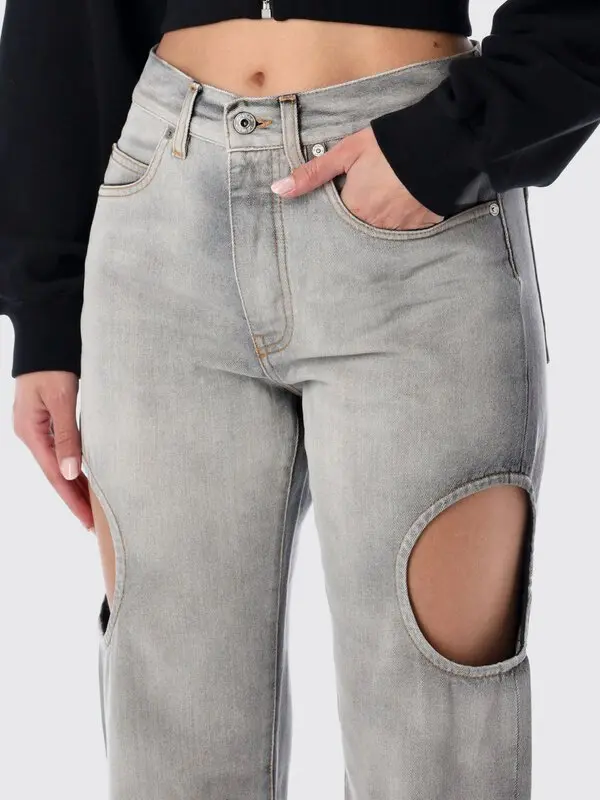 Off-White Straight Leg Jeans