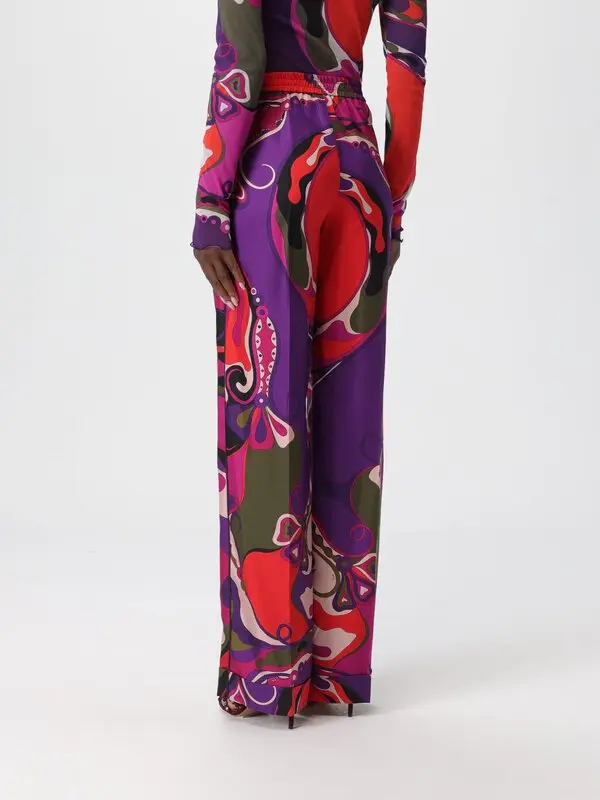 Emilio Pucci Printed Palazzo Pants - Multicolor