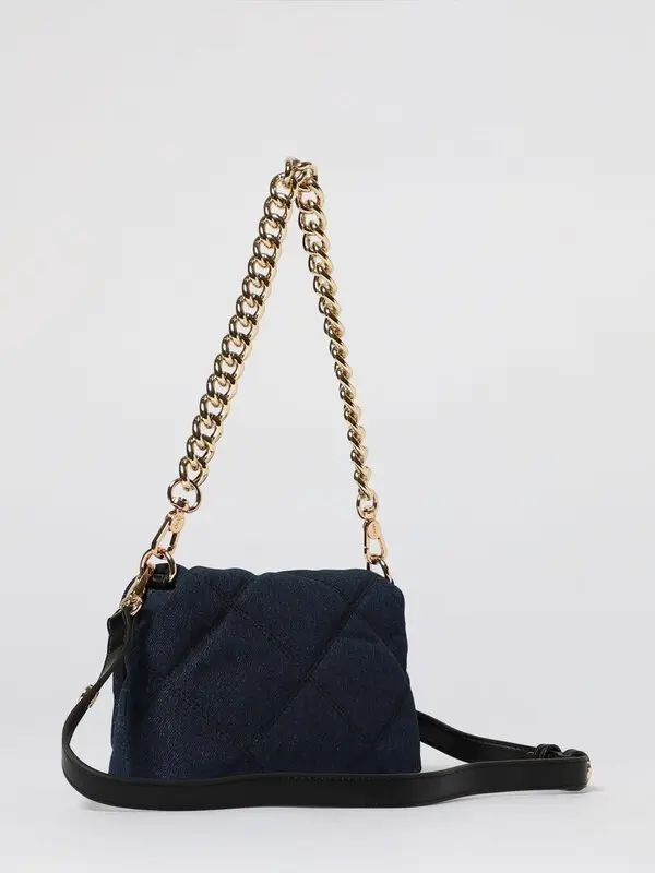 Liu Jo Quilted Mini Bag With Chain Strap - Blue