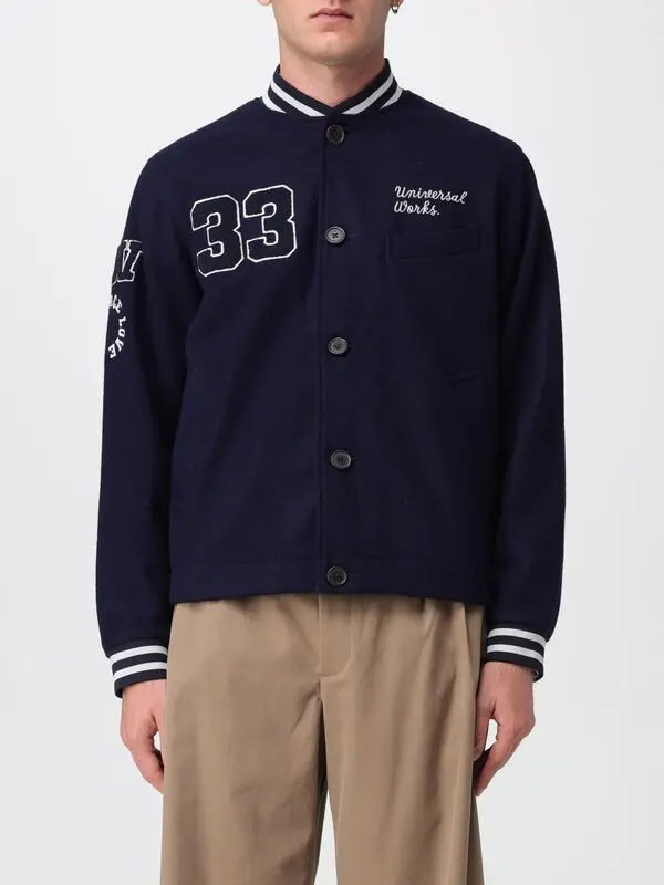 Universal Works Varsity Bomber Jacket - Blue